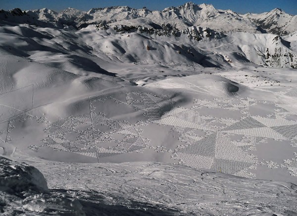 Stunning geometric art in the French Alps - The Traveller's Magazine