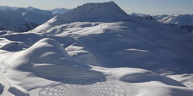 Stunning geometric art in the French Alps - The Traveller's Magazine